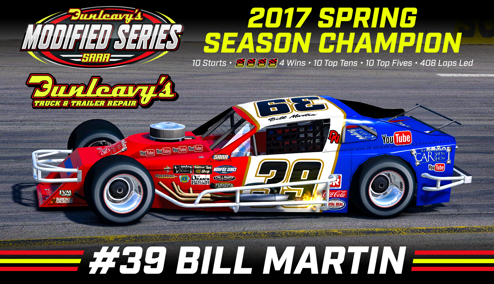 Edwards Dominates At Lanier, Martin Adds 8th Title - Sim Auto Racing ...