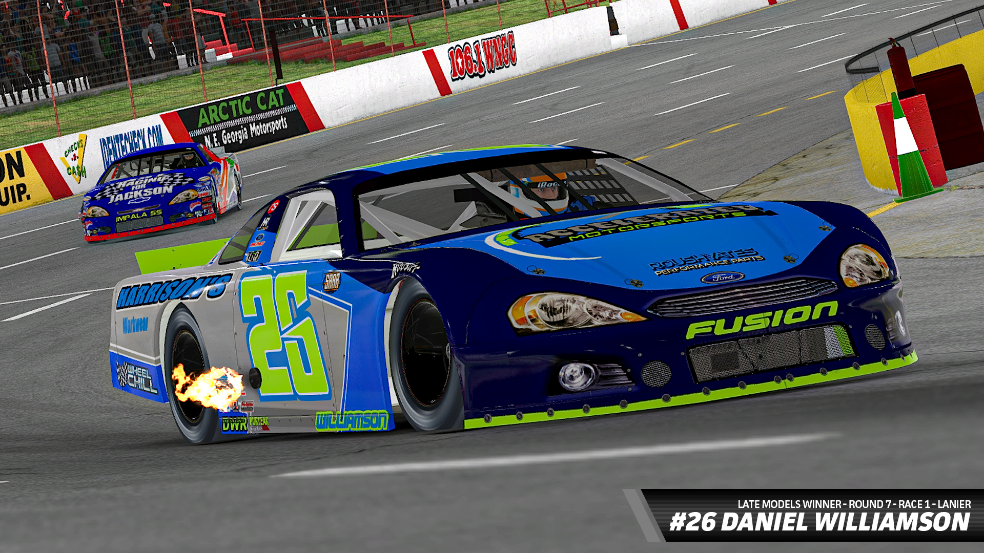 Williamson, Morgan Win Late Model Battles at Lanier | Sim Auto Racing ...
