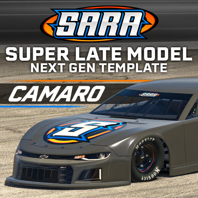 Super Late Model Camaro Template | Sim Auto Racing Association