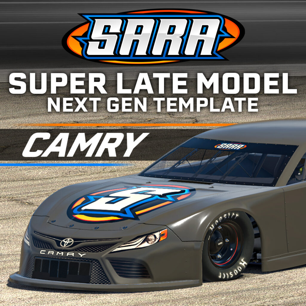 Super Late Model Camry Template | Sim Auto Racing Association